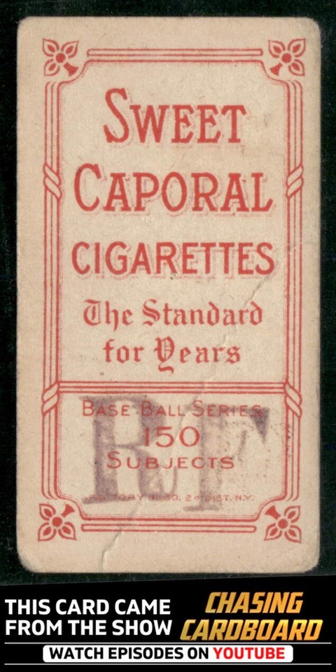 Fielder Jones 1909-11 Sweet Caporal T206 #25 BASEBALL V570 HOF VINTAGE ...