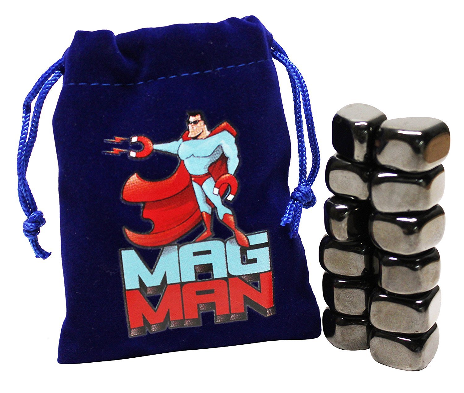 Magnets for Kids with Bag ~ 12 STRONG Hematite Magnetic Stones Toys ...