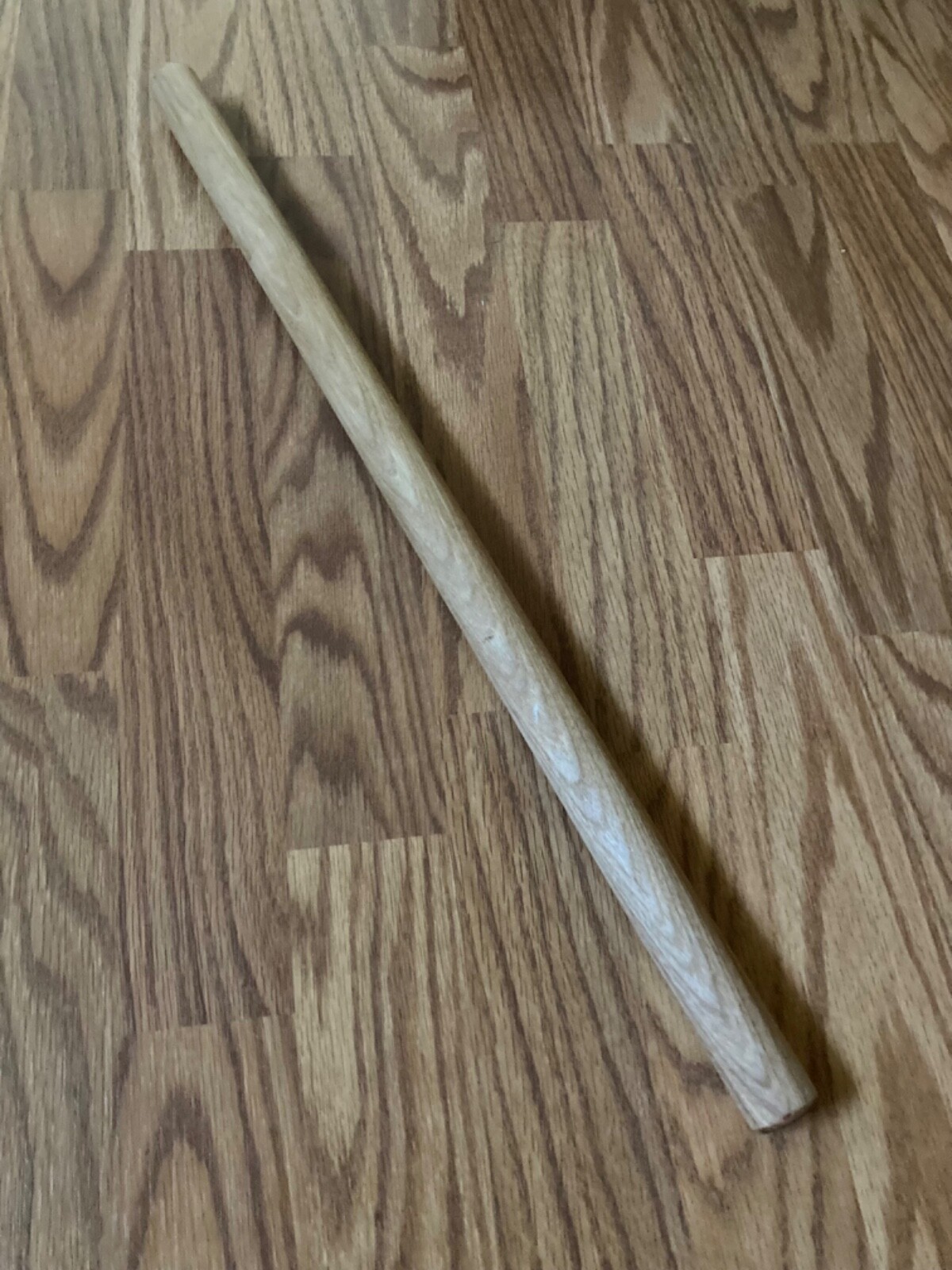 Tanbo (American Hickory Short Staff) 1-1/8" Dia. 16”Long, Hand Finished ...