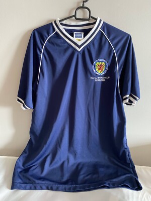 1982 Scotland World Cup Spain Score Draw Replica Shirt Jersey sz L ...