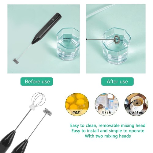Electric Mixer USB Charging Electric Blender Mixer With 2 Stirring ...