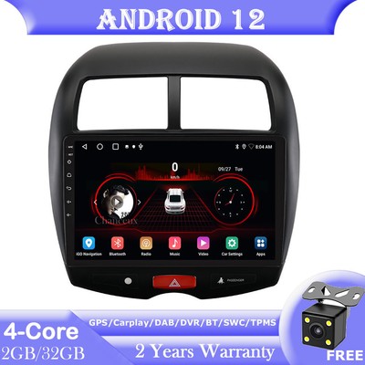 9"Android 12 Head Unit Radio BT GPS SATNavi DAB For For Mitsubishi ASX ...