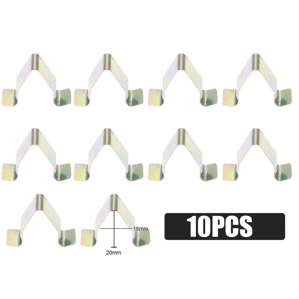 10Pcs Car Door Trim Panel Lining Clips Metal Rivets Fit For VW Audi ...