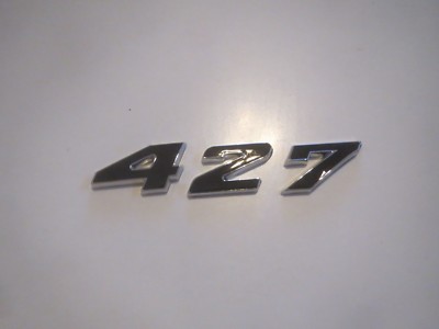 CHEVROLET 427 ENGINE ID FENDER HOOD SCOOP QUARTER PANEL TRUNK EMBLEM ...