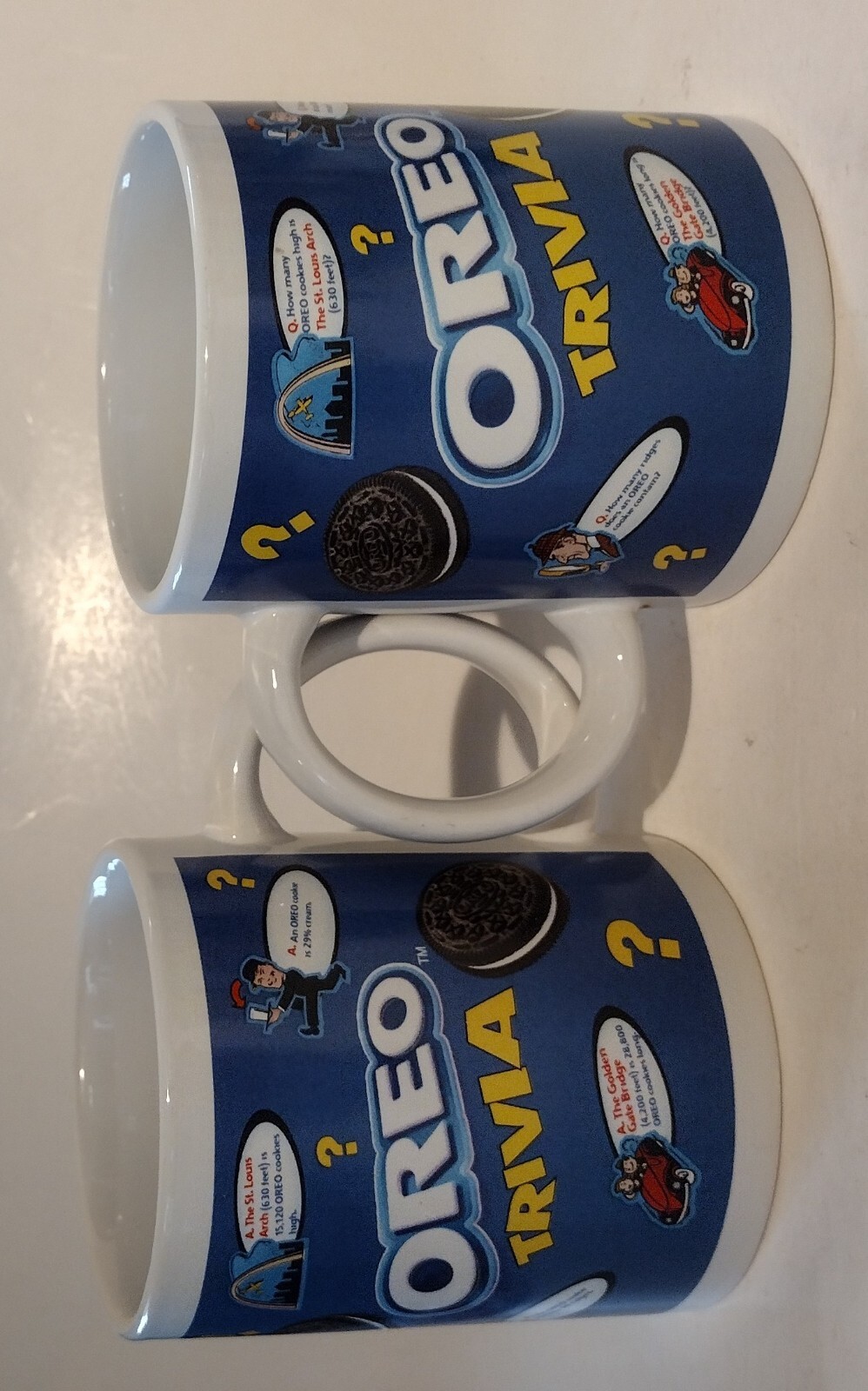 One Pair of Ceramic Oreo Cookies Trivia Mugs | eBay