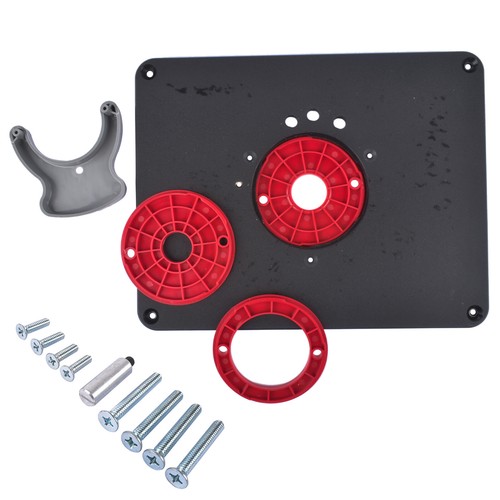 For Porter-Cable 690 890 Router Table Insert Plate w/Level-Loc Rings ...