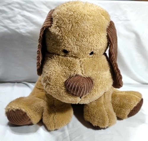 Toys R Us Dog Puppy Plush Brown Tan Golden Corduroy Ears Nose 17”+/- | eBay