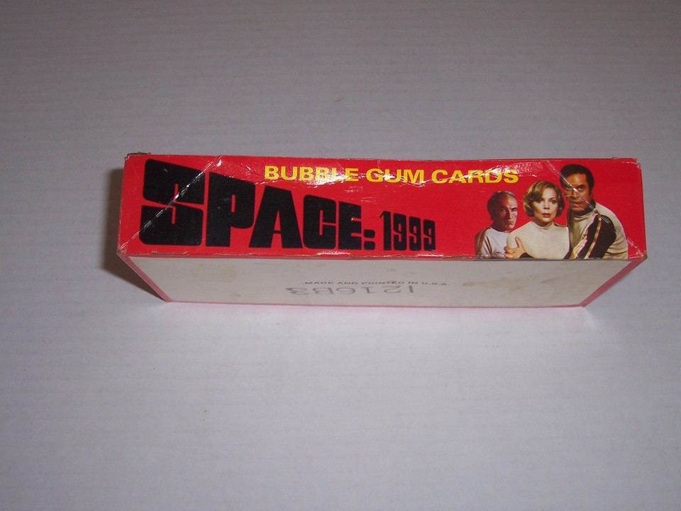 1976 Donruss Space 1999 full wax box 24 pack bubble gum cards Moonbase ...