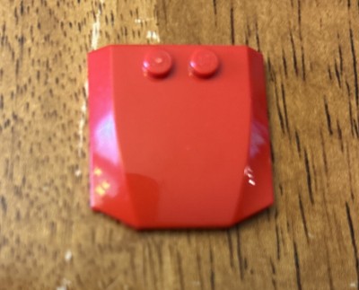 LEGO Part Triple Angled Curved Wedge Car Hood 4x4x2/3 Part# 45677 Red ...