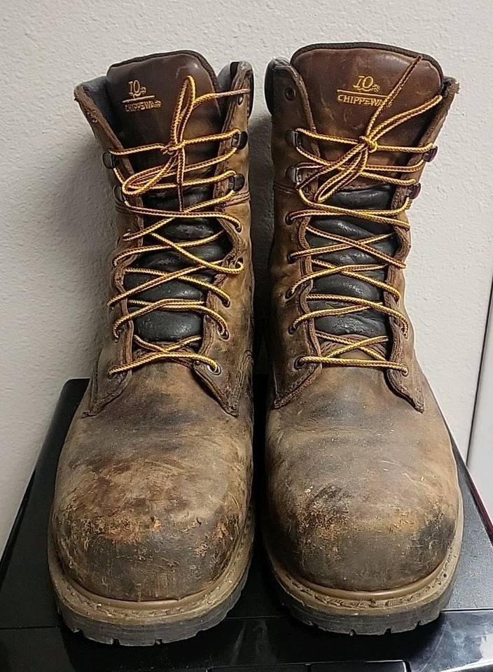 Chippewa IQ Logger Boots 55025 Steel Toe Men’s Sz 11.5 XWide No Insoles ...