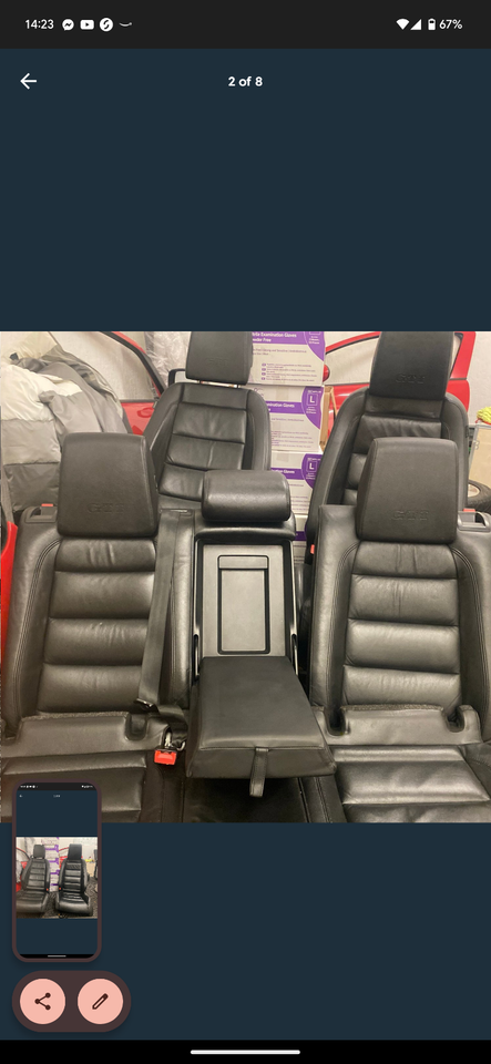 Volkswagen Golf GTI Seats MK6 Great Condition | eBay UK