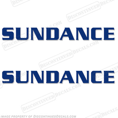 Fits Sundance RV Logo Decals - (Set of 2) Any Color! - 6" x 55" | eBay