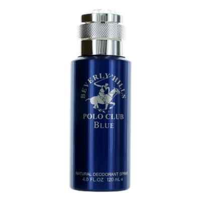 BEVERLY HILLS POLO CLUB BLUE NATURAL DEODORANT SPRAY 4 OZ NEW | eBay