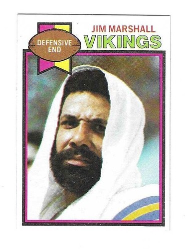 Jim Marshall 1979 TOPPS NFL FOOTBALL ORIGINAL CARD #274 Minnesota ...