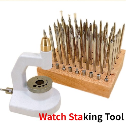 Watch Repair Tool Set Punch Needle Stake Punching Maintenance Accessory ...