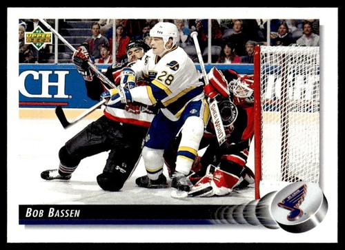 1992-93 Upper Deck #181 Bob Bassen St. Louis Blues | eBay