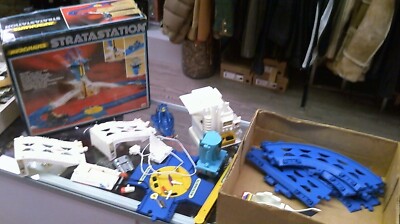 Vintage RARE 1976 Mego Micronauts stratastation and battle cruiser parts w/box | eBay