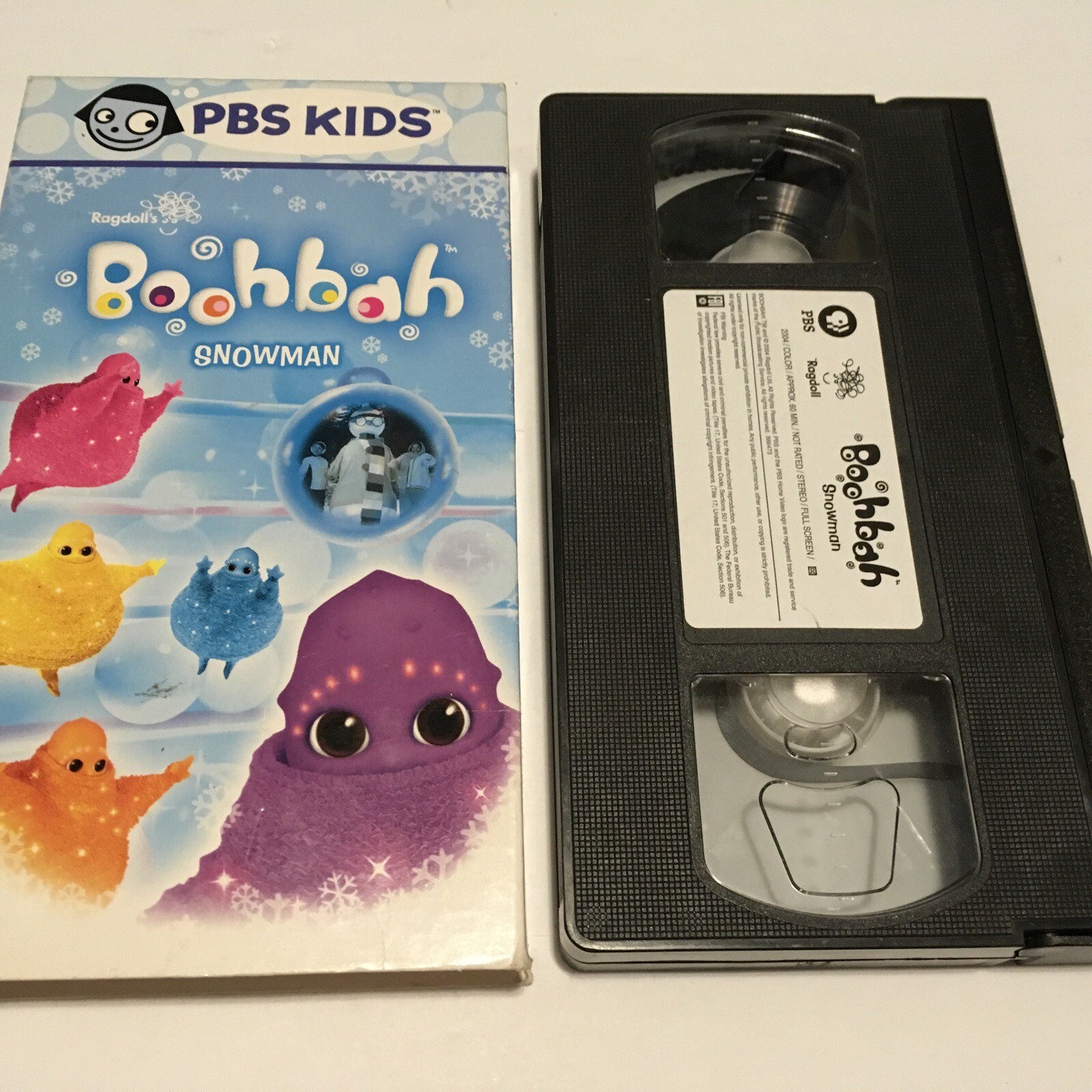Boohbah Snowman PBS Kids Ragdoll Innovative Program VHS 2004 Hard to ...
