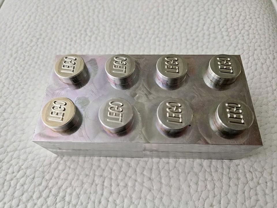 Lego Block 6061 Billet Aluminum 5 Inches Long For Desktop Decor CNC | eBay