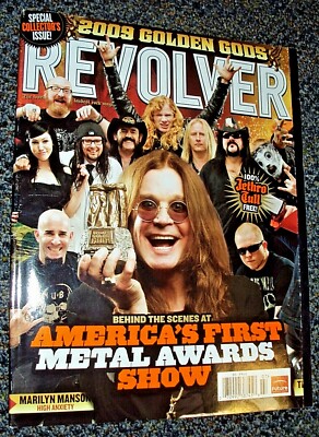 REVOLVER MAGAZINE JULY 2009 Ozzy Anthrax Megadeth Slipknot Motorhead ...
