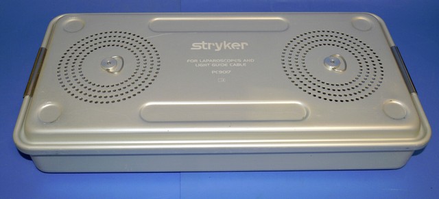 Stryker PC9017 Pinpoint Laparoscopes and one Light Guide Cable Tray for ...