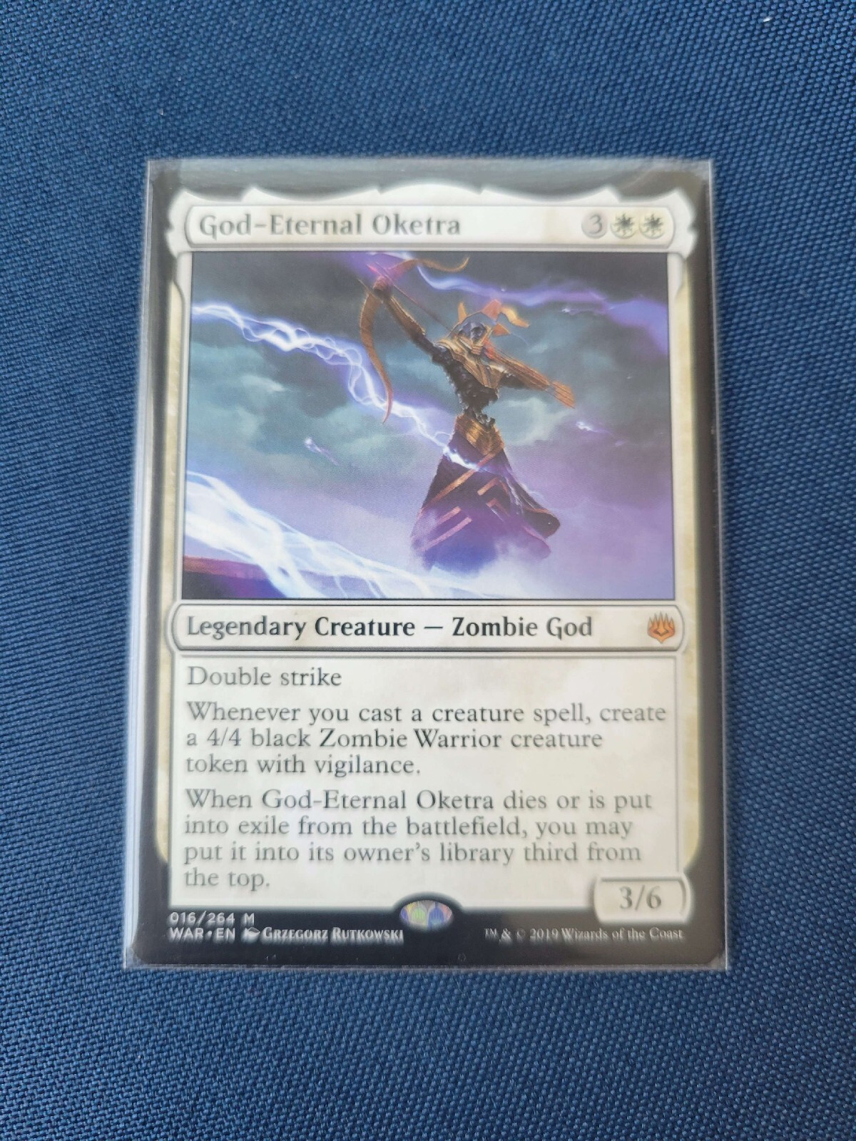 MTG God-Eternal Oketra War of the Spark 016/264 Regular Mythic | eBay