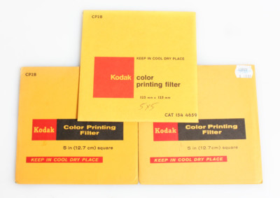 KODAK 5 INCH COLOR PRINTING FILTERS SET OF 3 | eBay