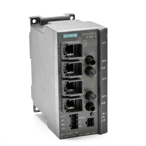 Siemens SCALANCE X104-2 6GK5104-2BB00-2AA3 6GK5 104-2BB00-2AA3 -used ...