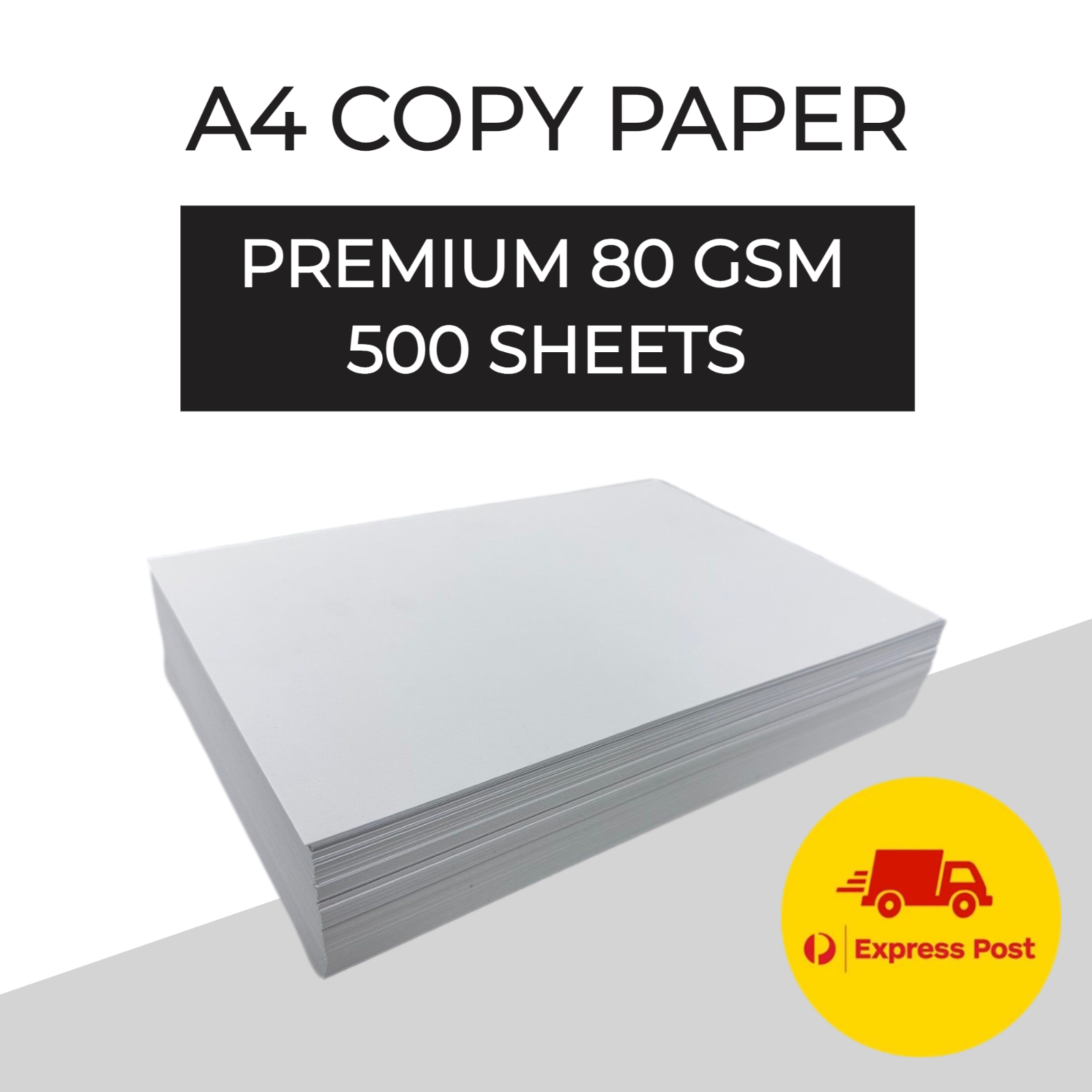 A4 Copy Paper Premium White 80gsm 500 Sheets Express Post | eBay Australia