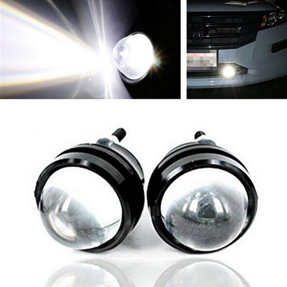 Fog Light Daytime Light Bull Eye 1 Pair 12V-24V Dustproof LED Projector ...