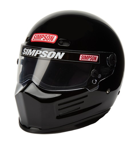 Simpson Safety 7210032, One Black Fiberglass Helmet Super Bandit Large ...