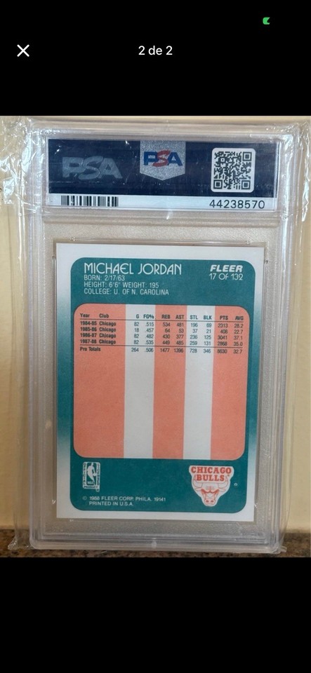 1988-89 Fleer - Michael Jordan #17 | eBay