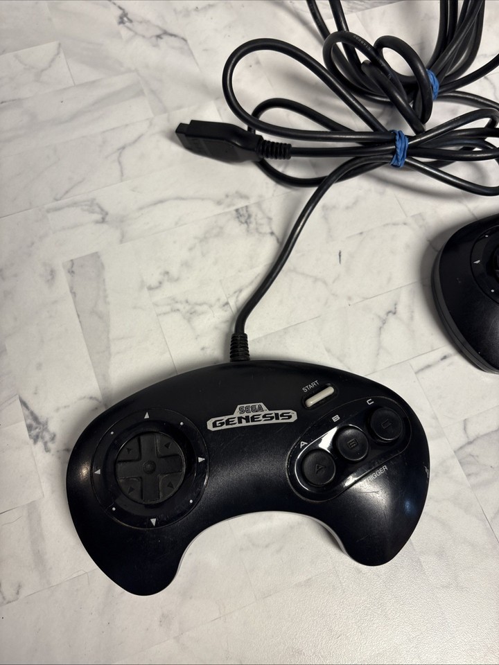 Sega Genesis 16-bit Model 1 With Two Controllers - UNTESTED NO CORDS | eBay