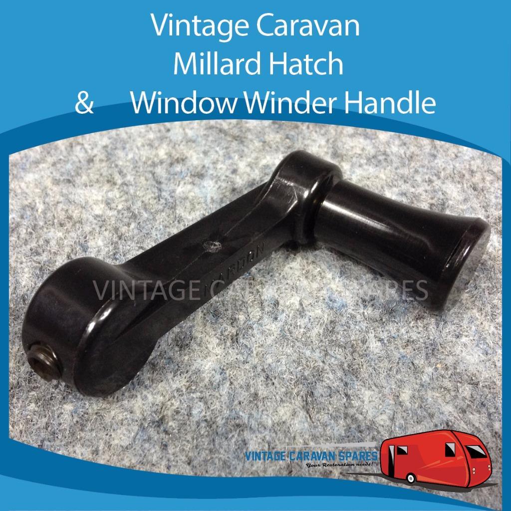 Caravan MILLARD HATCH & WINDOW WINDER HANDLE Vintage Viscount Millard ...