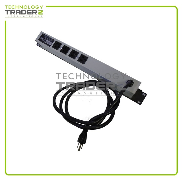 Wiremold J24B0B Relocatable Power Tap 6 Outets 6ft Cord Lighted Switch ...