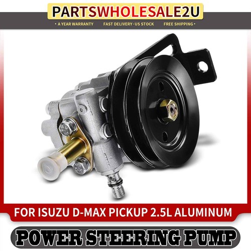 Aluminum Power Steering Pump w/ Pulley for Isuzu D-MAX Pickup 2.5L ...