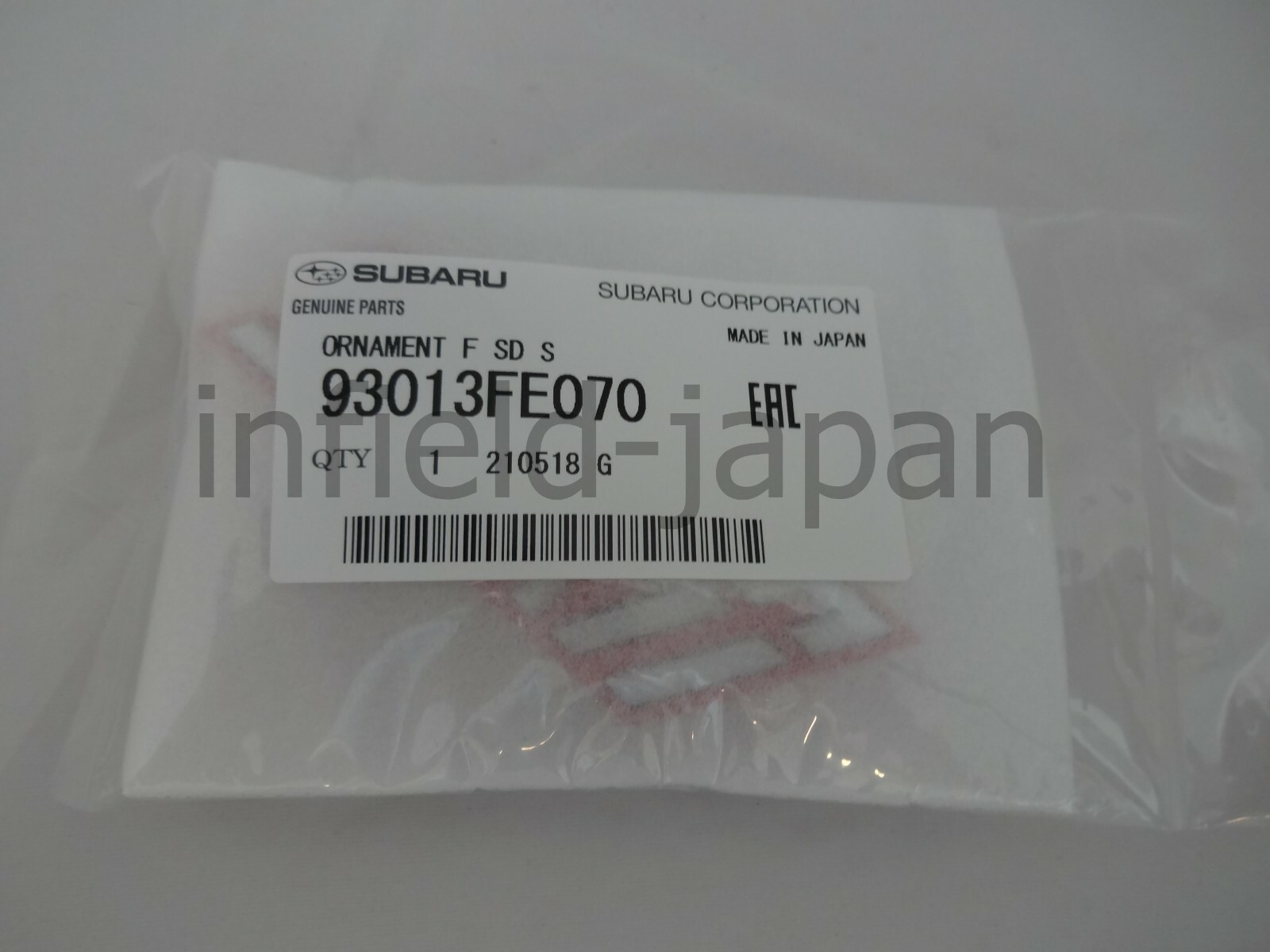 2004 Subaru Impreza WRX STi Front Grill Emblem GDB | 93013FE070 ...