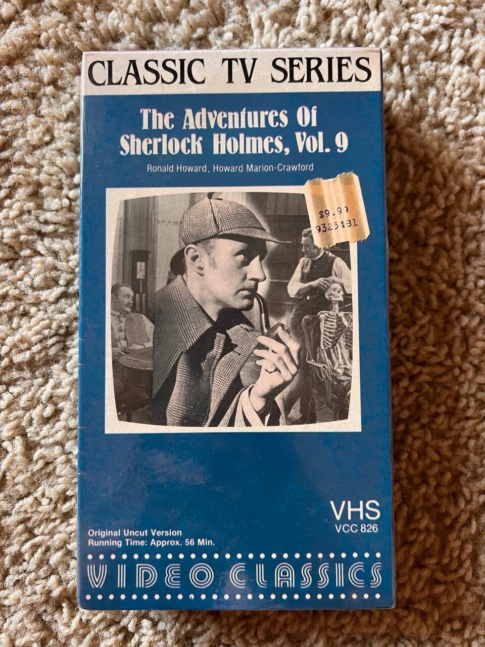 Sherlock Holmes Vol. 9 The Neurotic Dectective VHS Tape VCC 826 New ...