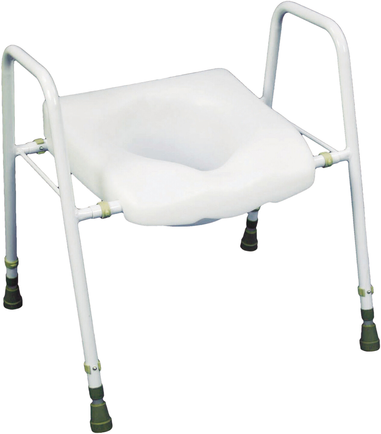 Aidapt President Adjustable Height & Width Raised Toilet Seat and Frame ...