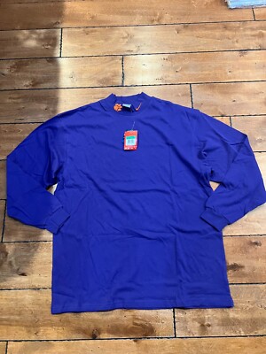 NIKE CLEMSON TIGERS FOOTBALL MOCK TURTLENECK PURPLE XL NWT | eBay