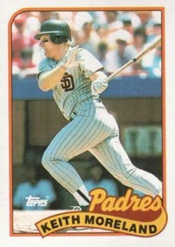 1989 Topps #773 Keith Moreland Outfield San Diego Padres FREE shipping ...