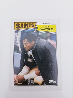 1987 Topps Dave Waymer #280 NFL Football New Orleans Saints Trading ...