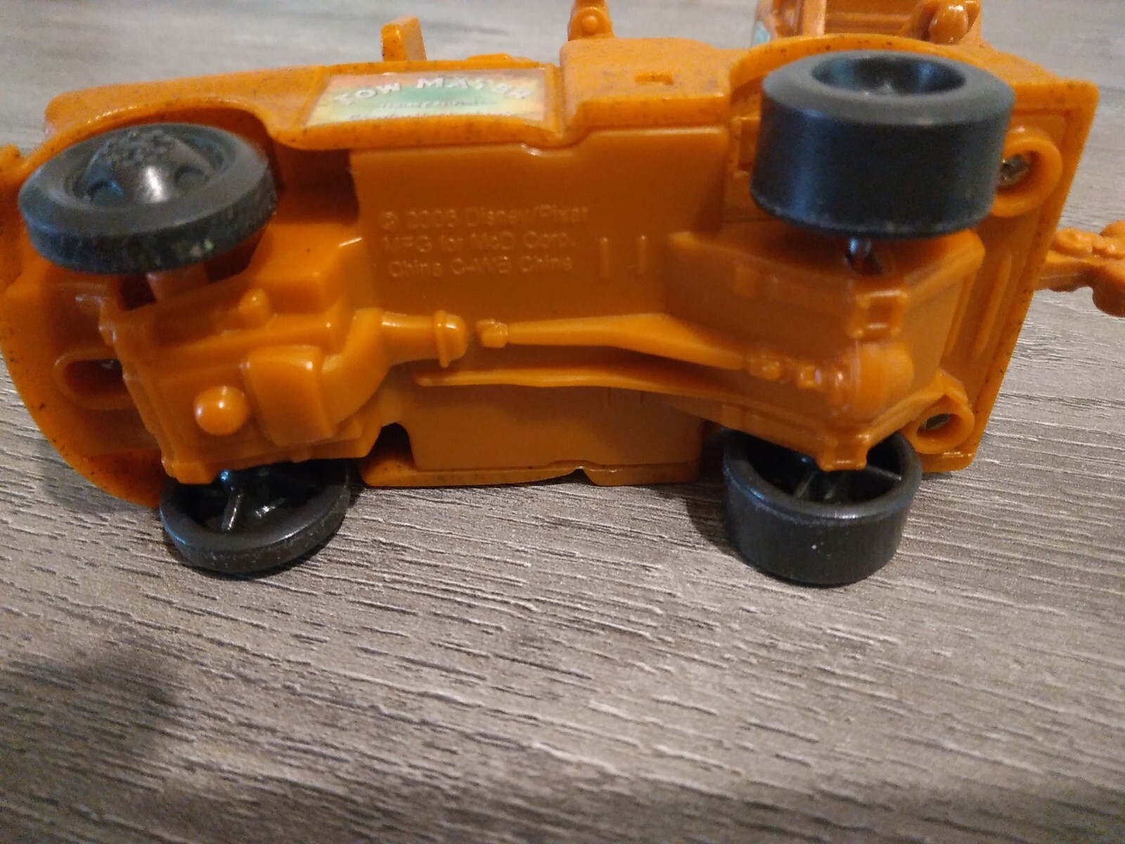 2006 Disney Pixar Tow Mater McDonalds Happy Meal Toy & 2009 Daco/Pac ...