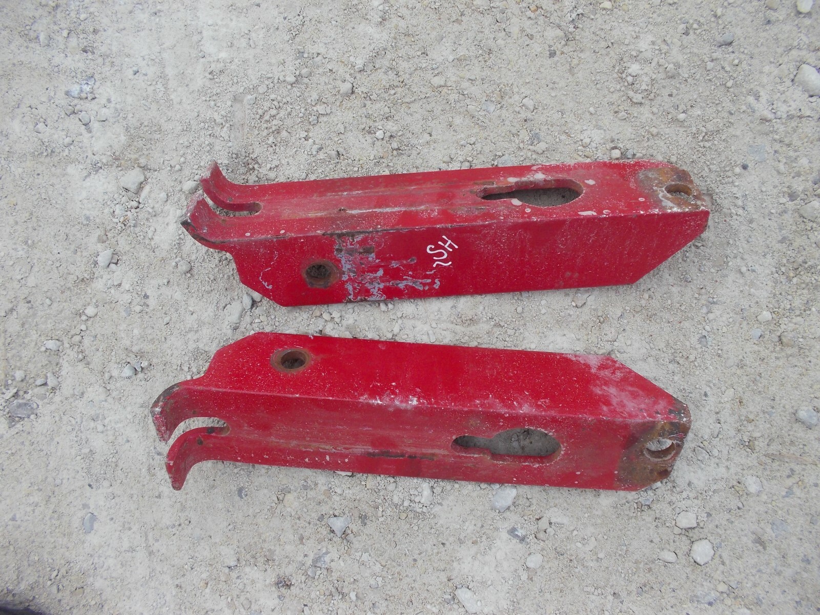 Farmall Super H SH IH tractor drawbar bracket mount braces | eBay