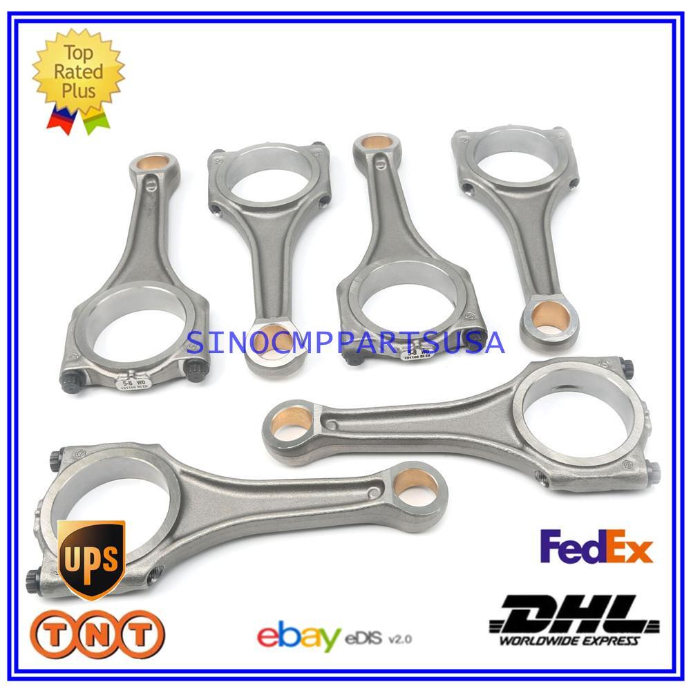 6pcs Connecting Rod 06E198401E For 10-18 VW Touareg Audi A4 A6 A7 Q5 Q7 ...