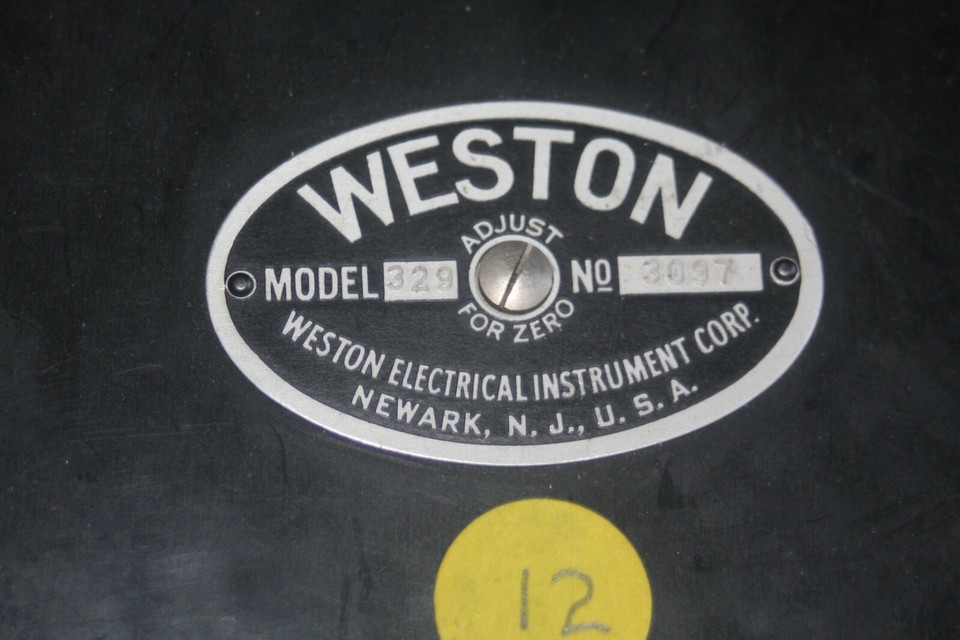 Vintage Weston Polyphase Watt Meter Model 329 | eBay