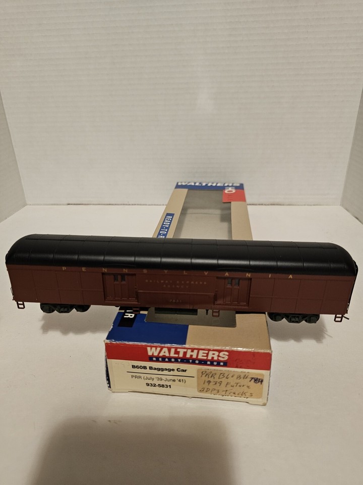 HO Walthers 932-5831 Pennsylvania B60B Baggage Passenger Car PRR | eBay