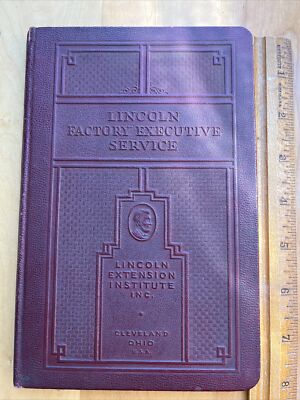 Lincoln Factory Executive Service Book, The Worker 1937 1st Edition | eBay