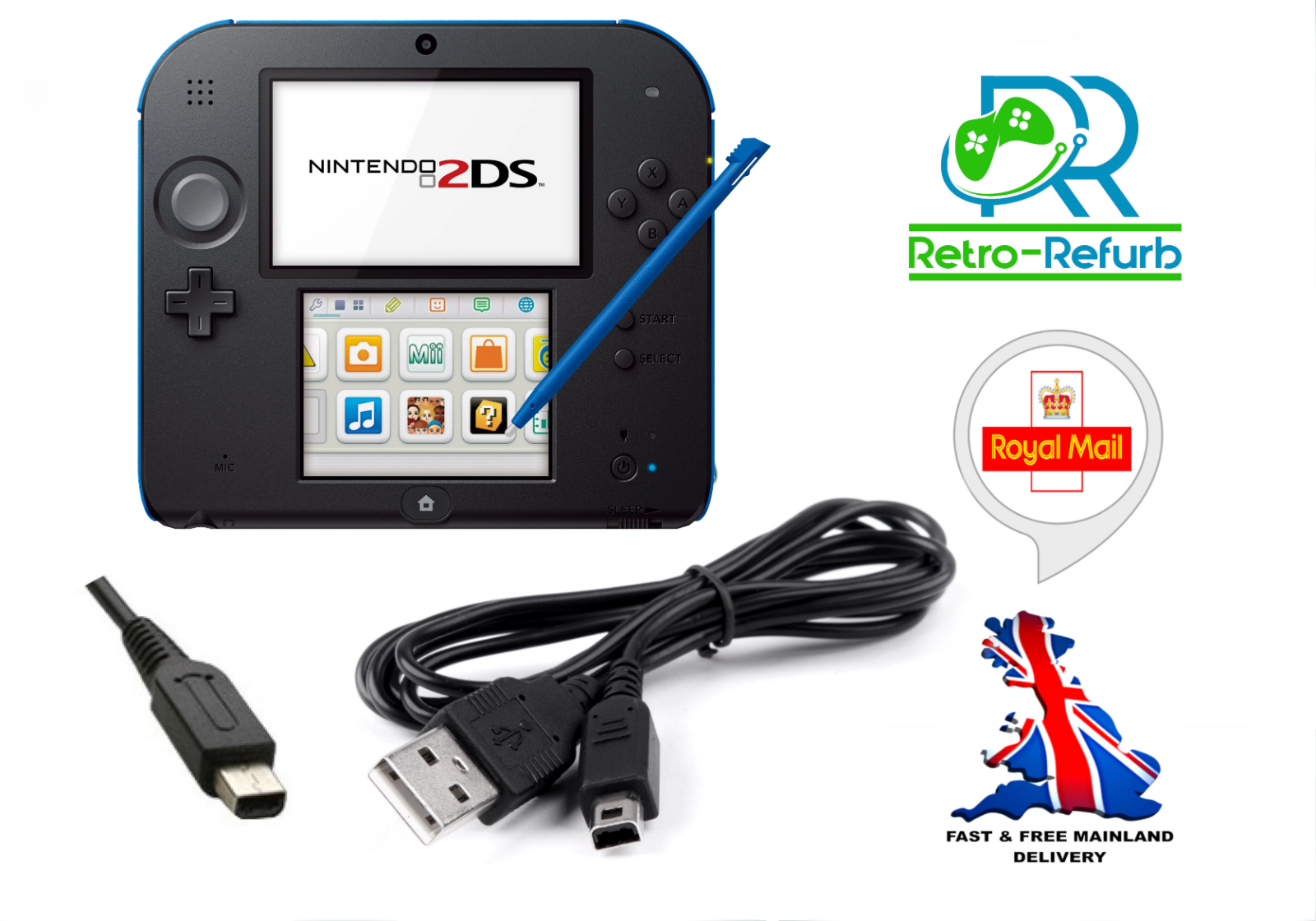 Nintendo New 3DS XL Charger USB Cable - FAST FREE POST | eBay