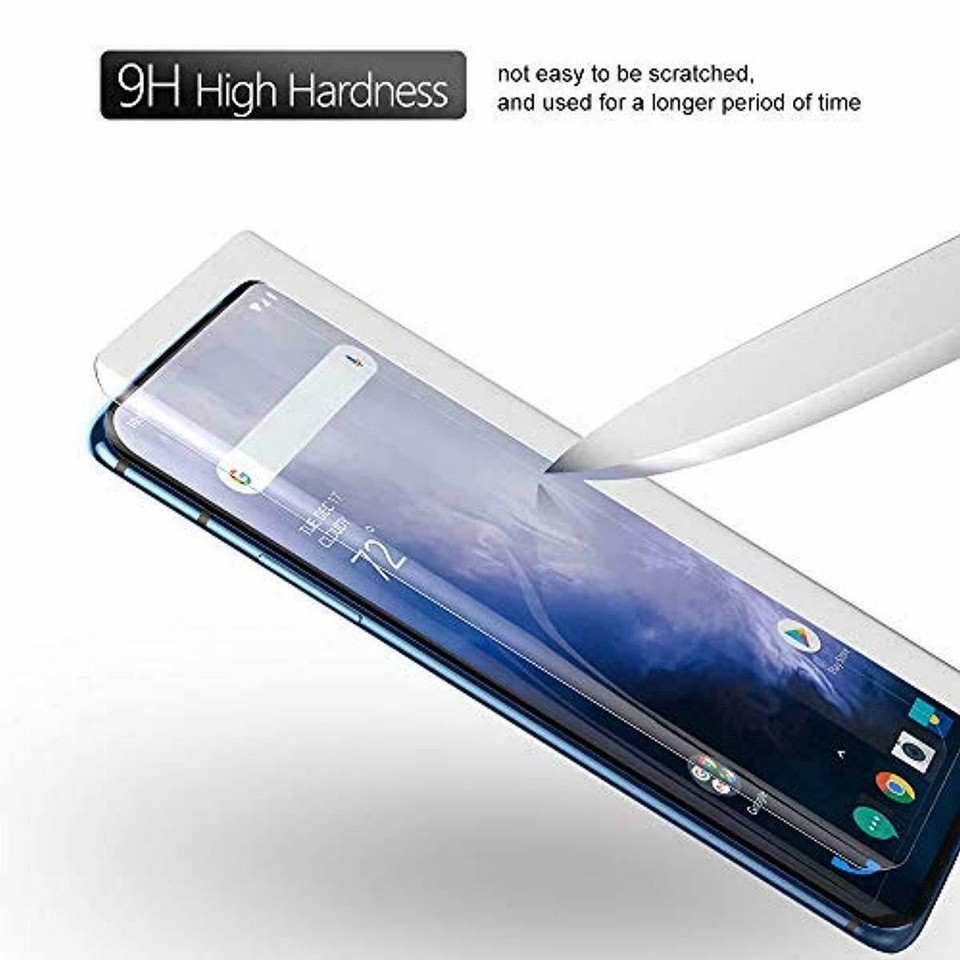 For OnePlus 13 12R 11 10 9 Pro UV Glue 9H Curved Tempered Glass Screen ...